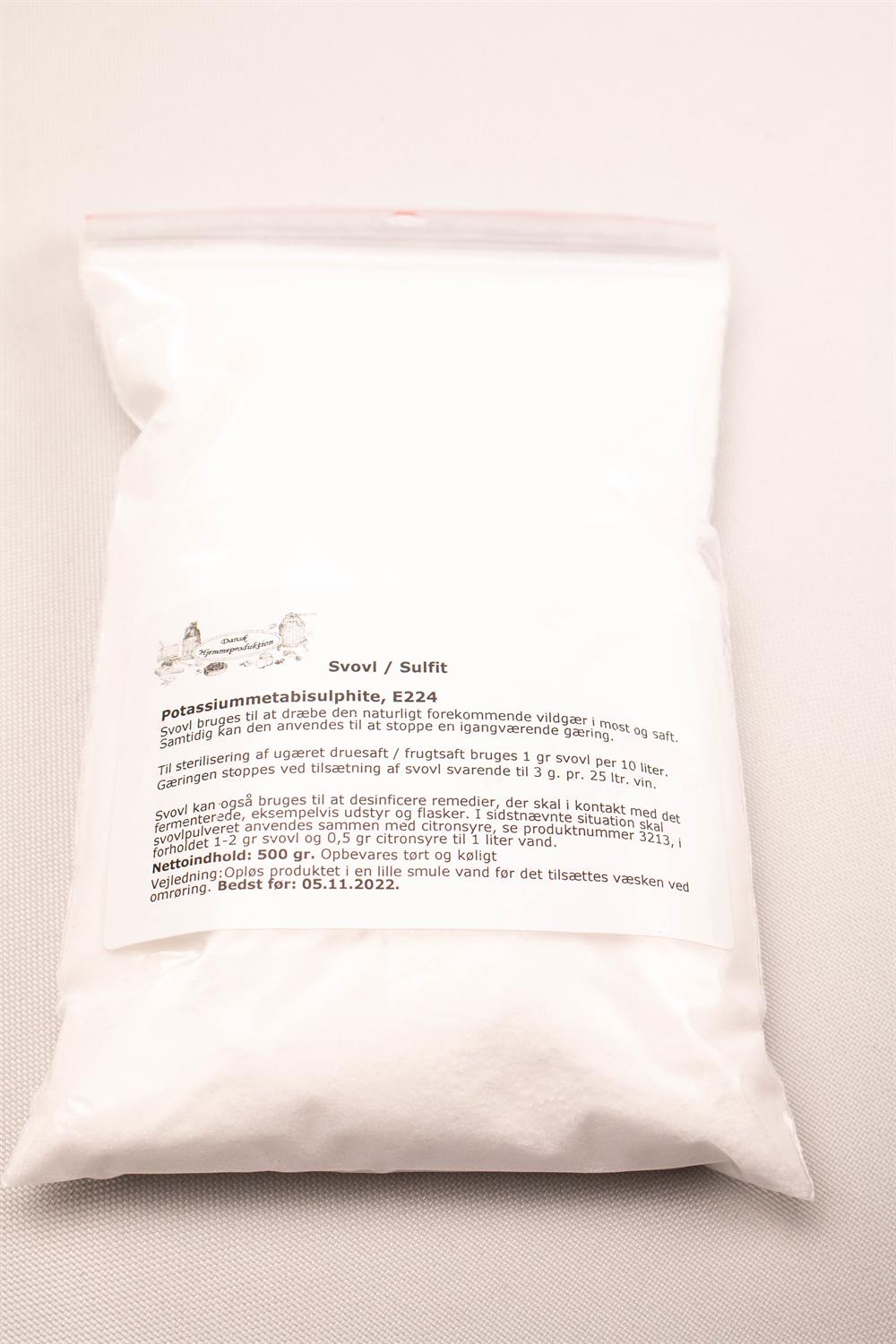 Svovel / Svovl / Sulfit, 500 gr
